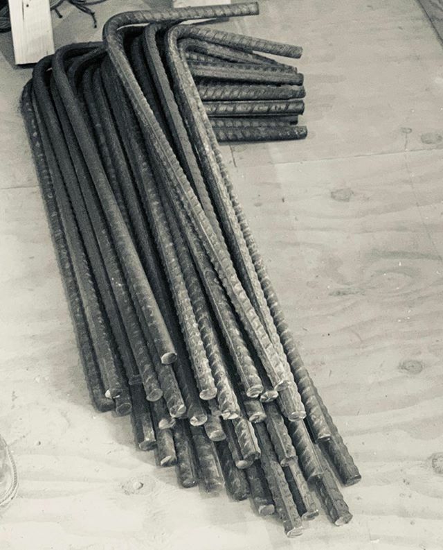Crazy thick rebar. This new extension is being built like a bunker ...